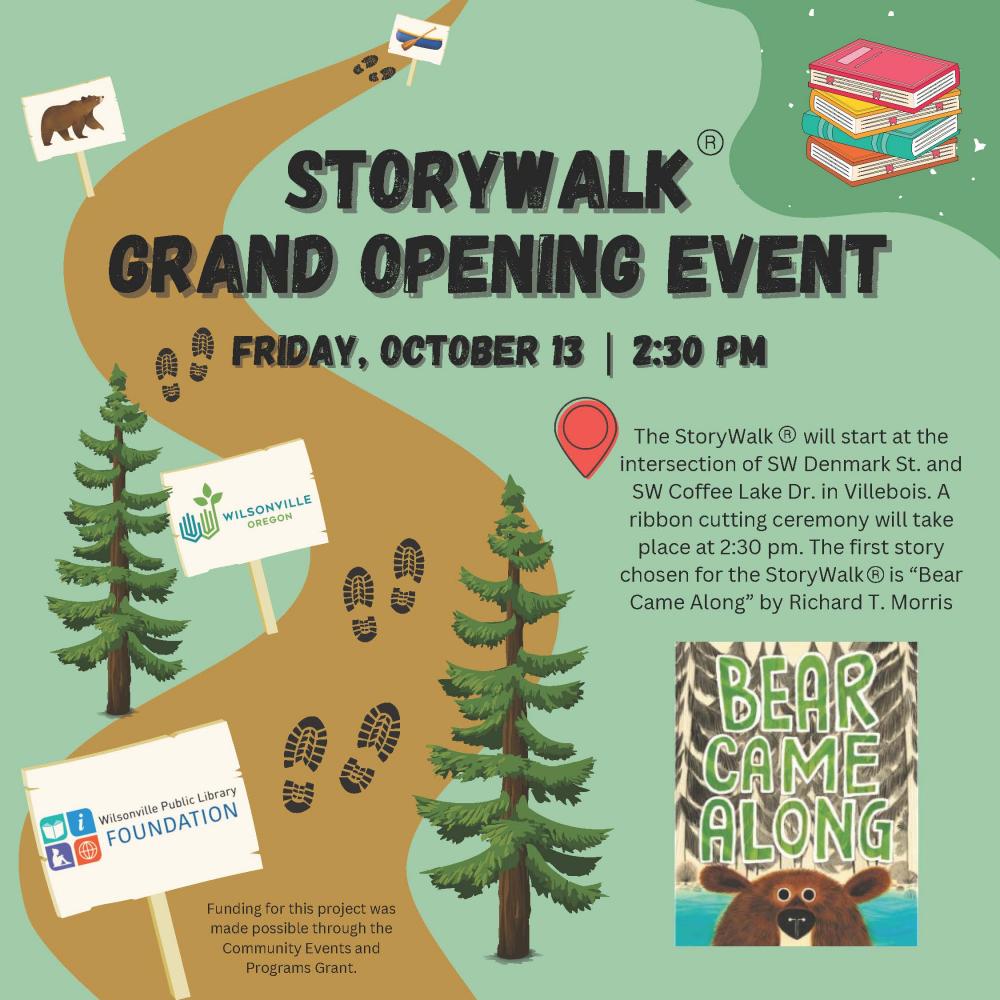 StoryWalk Grand Opening | City of Wilsonville Oregon