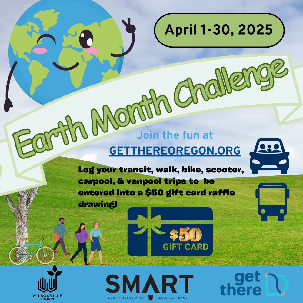 Earth Month Challenge | City of Wilsonville Oregon