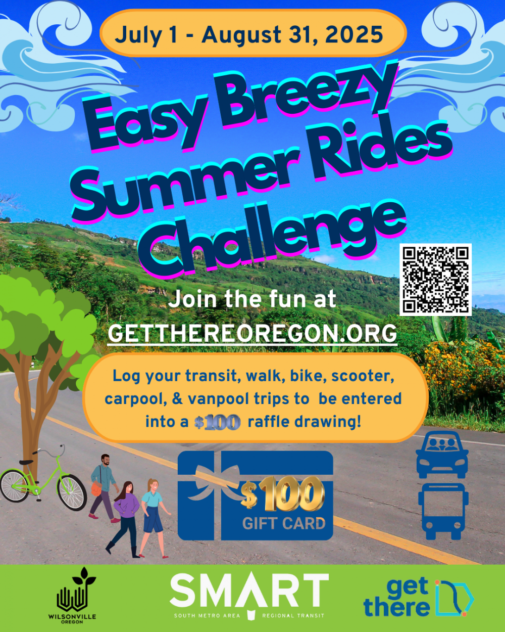 Easy Breezy Summer Rides Challenge | City of Wilsonville Oregon